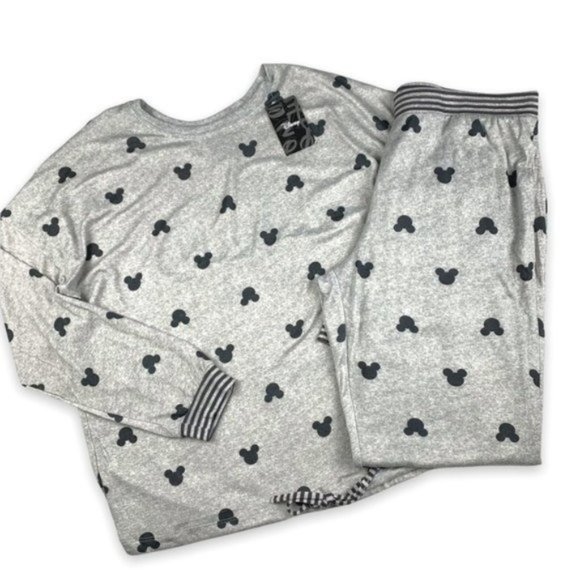 Disney | Intimates & Sleepwear | Nwt Disney 2piece Mickey Mouse Gray ...